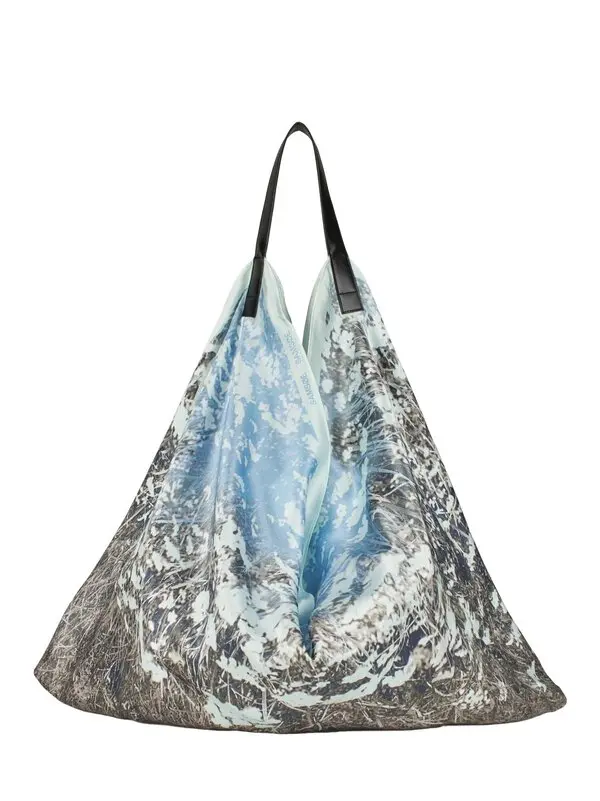 SAMSOE SAMSOE Saelli Landscape-print Silk Shoulder Bag - Hazy Fields