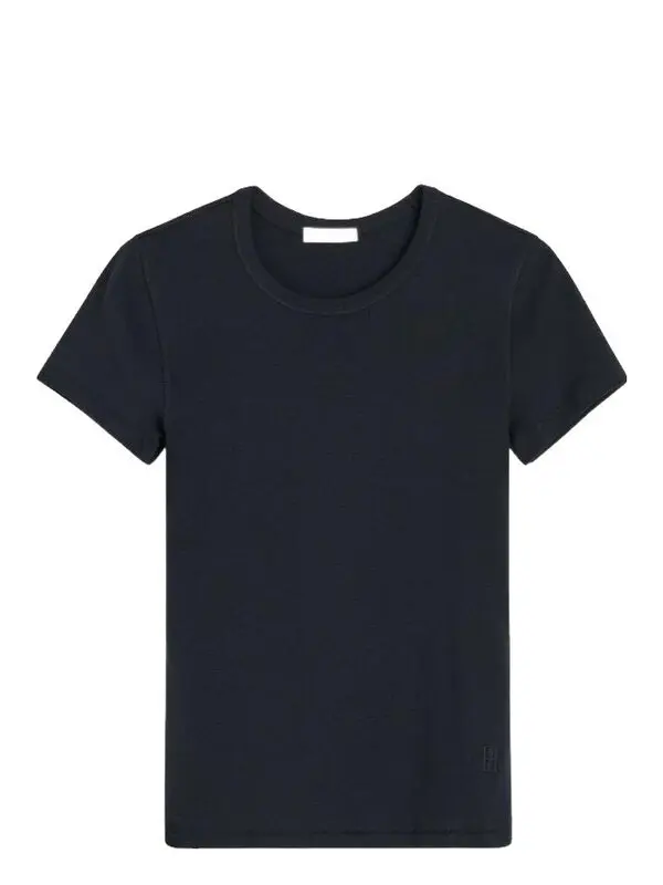 BY MALENE BIRGER Alicia Fitted T-shirt - Black
