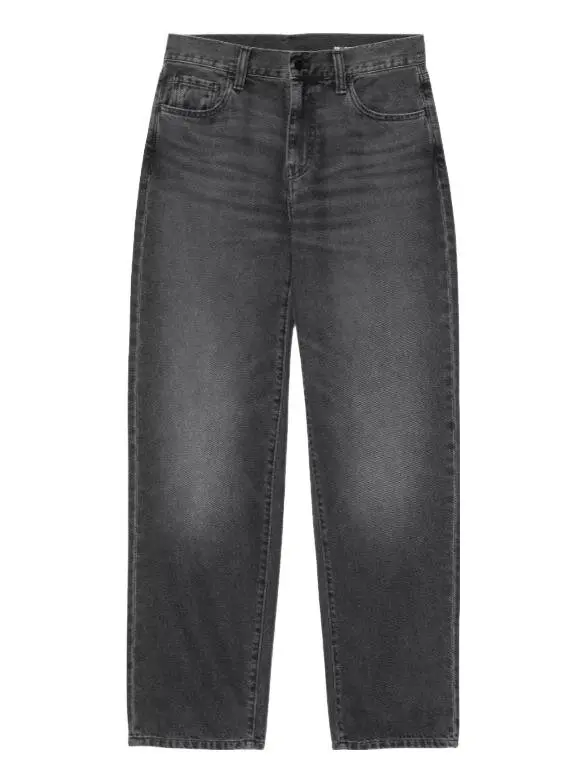 Carhartt Work In Progress Logo-patch Jeans - Black