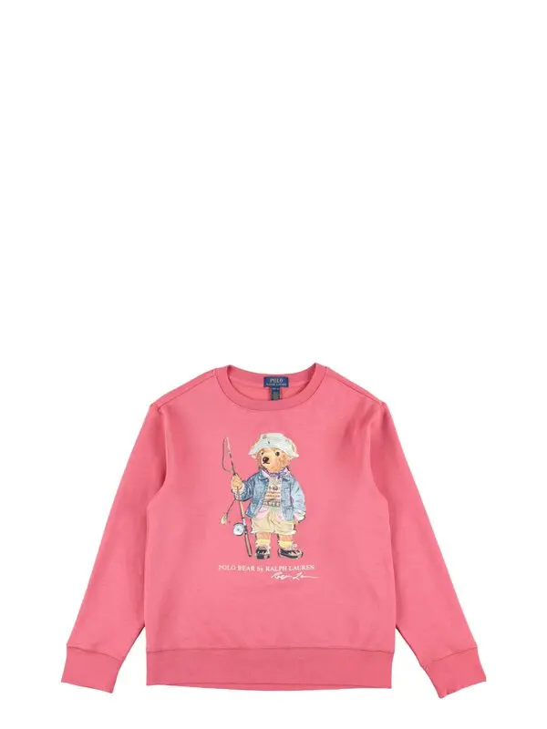 Polo Ralph Lauren Long Sleeve Graphic Sweatshirt - Pink