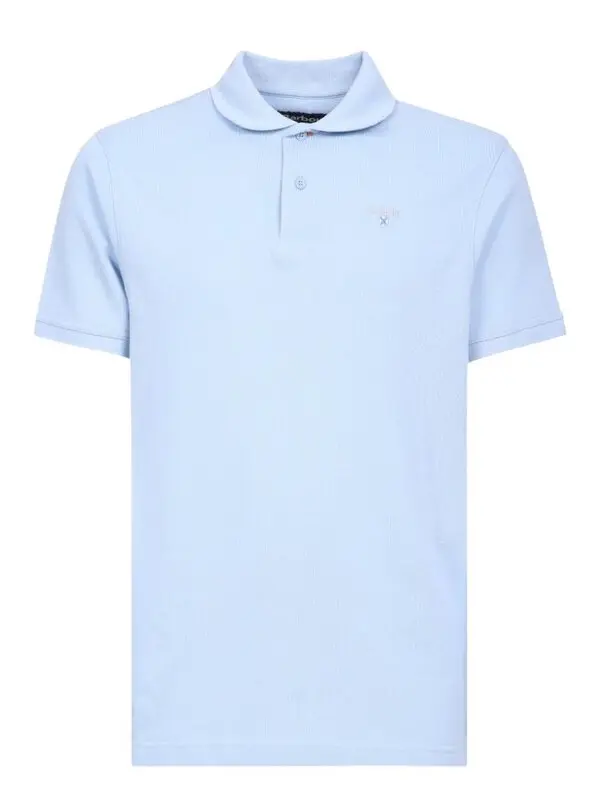 Barbour Logo Embroidered Polo Shirt - Blue