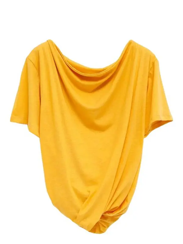 BASERANGE Turn T-shirt - Yellow