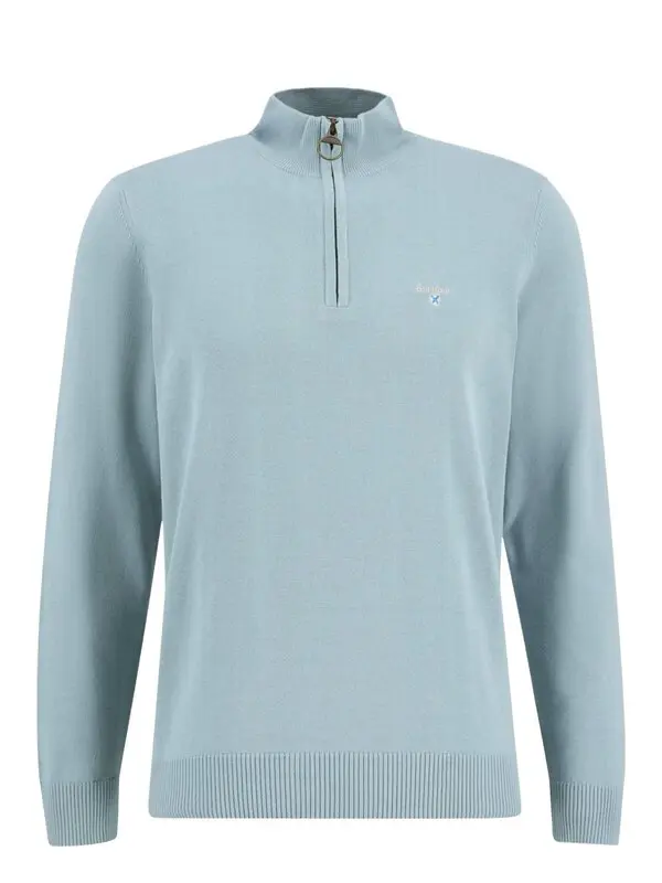Barbour Half-zip Knit Sweater - Slate Grey