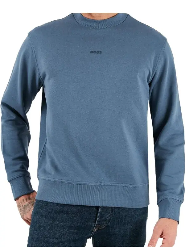 Hugo Boss Crew Neck Sweatshirt - Blue