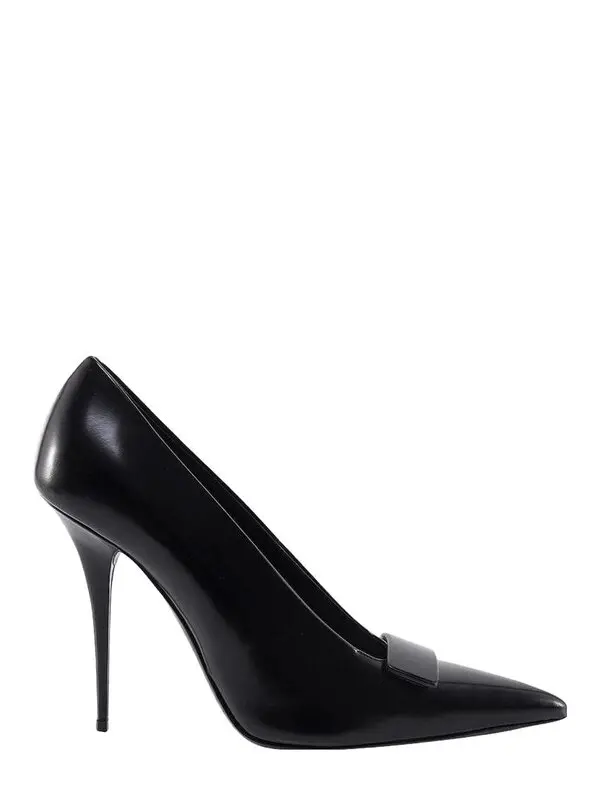 Saint Laurent Sue Stiletto Pointed-toe Pumps - Black