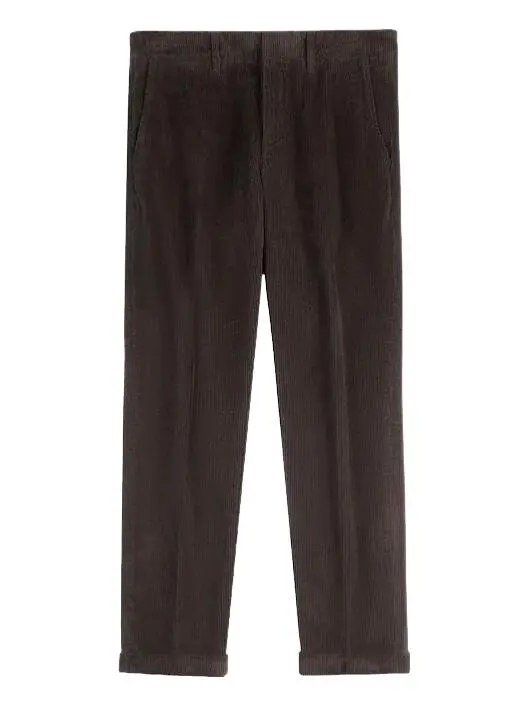 FAY Pleated Tailored Trousers - Brown