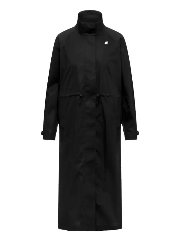 K-WAY Barbrein Drawstring Coat - Black