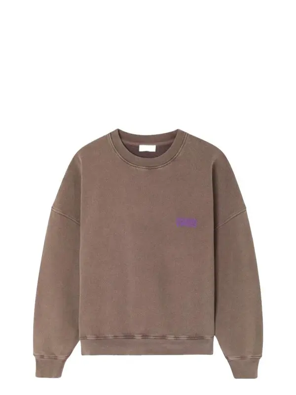 American Vintage Logo Sweatshirt - Brown
