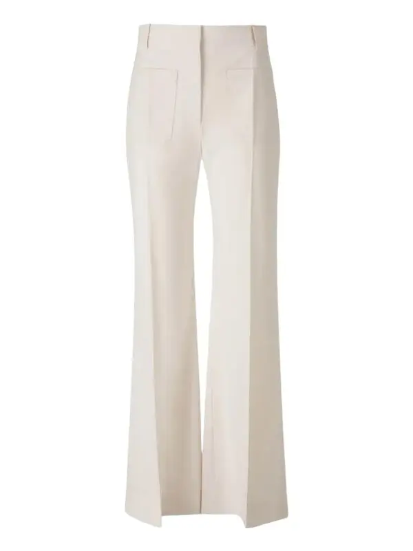 Victoria Beckham Patch Pocket Trousers - Nude