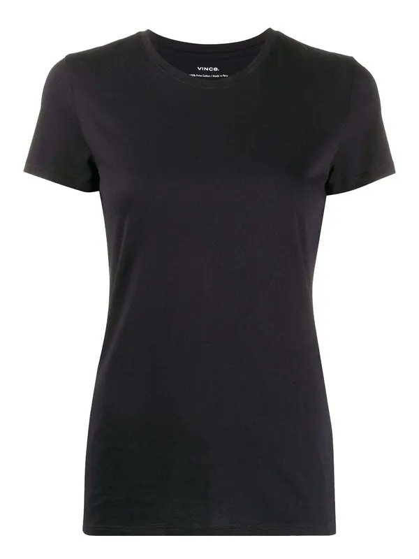 Vince Slim-fit Crewneck T-shirt - Black