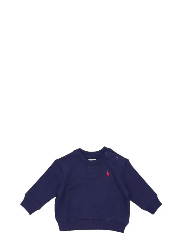 Ralph Lauren Embroidered Logo Crewneck Sweatshirt - Blue