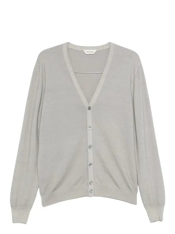 GRAN SASSO Long-sleeved Knitwear Cardigan - Grey