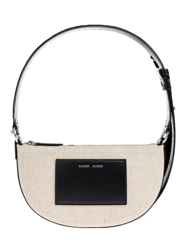 SAMSOE SAMSOE Logo-embossed Shoulder Bag - Black