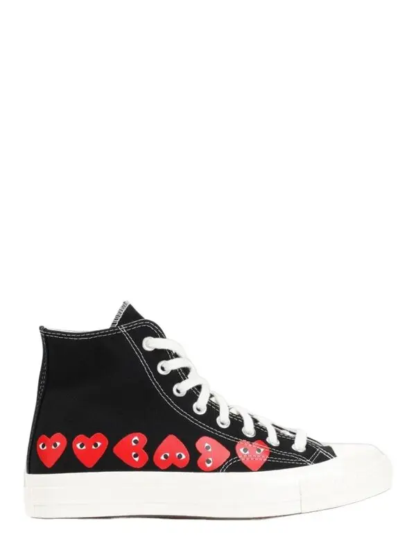 CONVERSE X COMME DES GARONS PLAY Chuck Taylor High Top Sneakers - Black