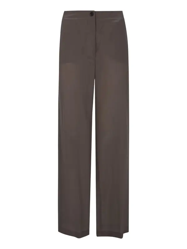 Seventy Elastic Waist Button Trousers - Black
