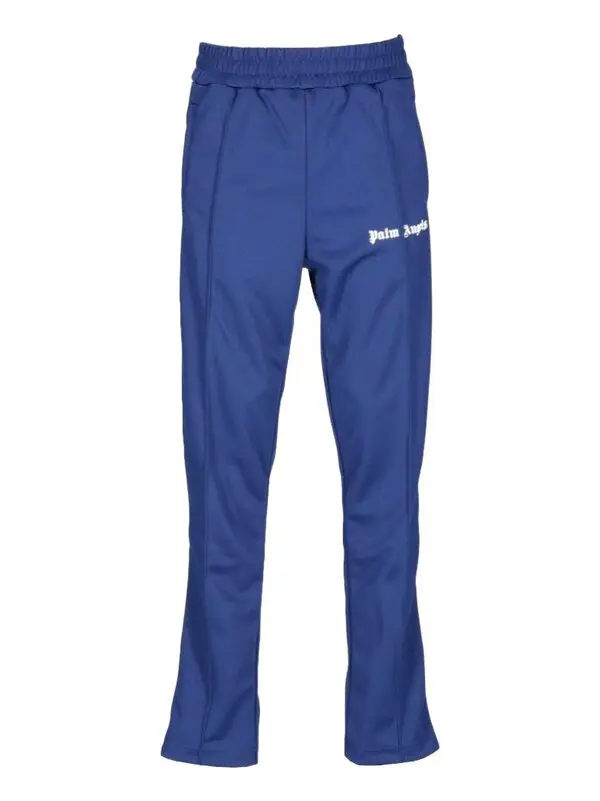 Palm Angels Logo-printed Classic Track Pants - Blue