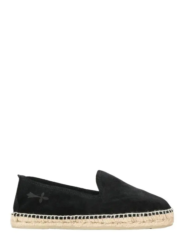 Manebí Round Toe Espadrilles - Black