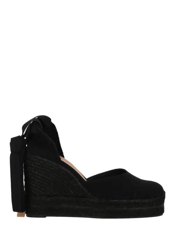 CastaÑer Carina Wedge Espadrilles - Black