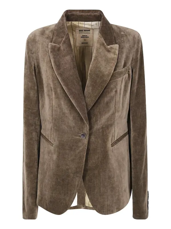 UMA WANG Karon Jacket - Mustard