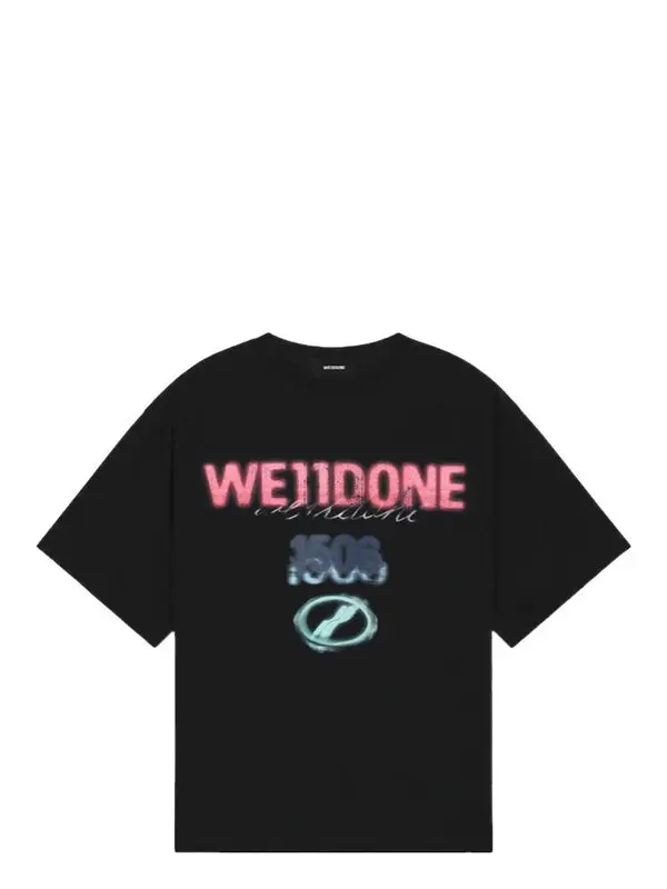 We11Done Spray 1506 T-shirt - Black