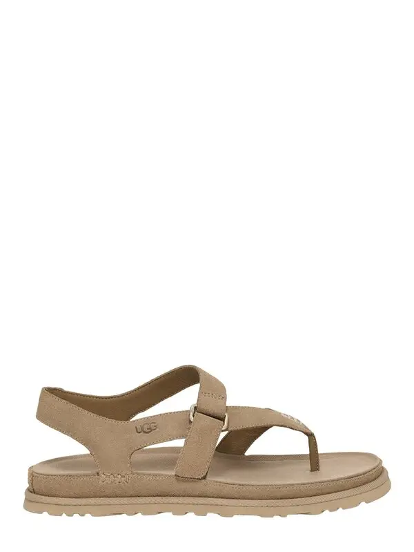 UGG Goldengaze Thong Flat Sandals - Brown