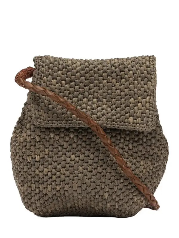 IBELIV Flap Shoulder Bag - Brown