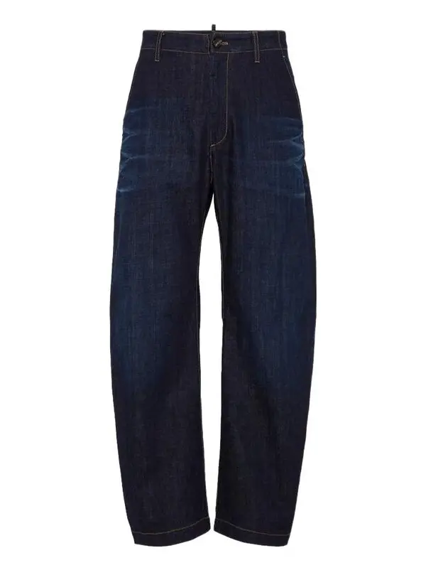 Dsquared2 Urban Wash Snatch Fit Pants - Navy