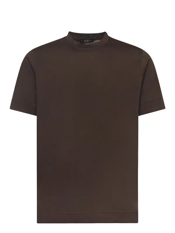 GIULIANO GALIANO Crew Neck T-shirt - Black