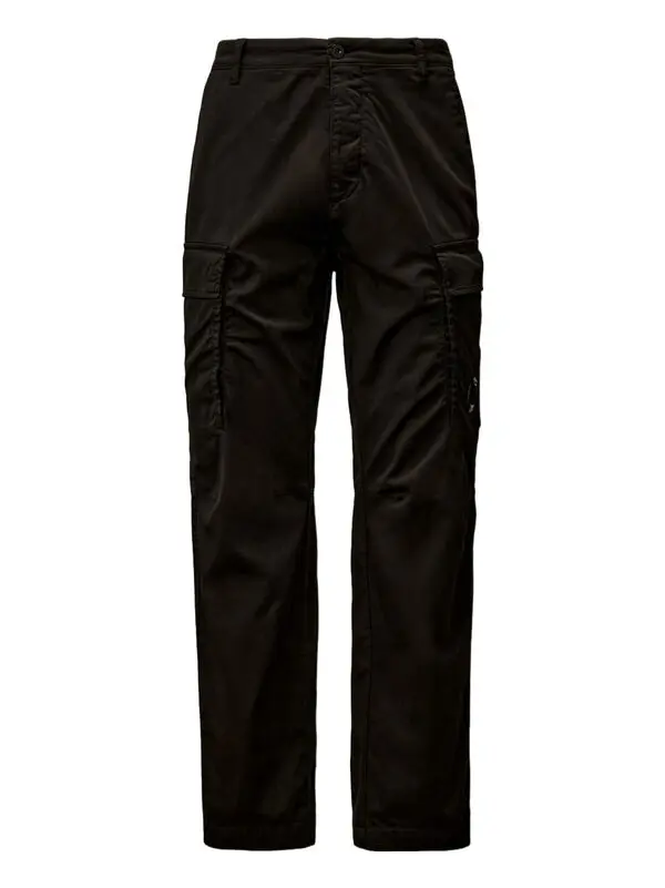 C.P. COMPANY Cargo Pants With Lens Detail - Black