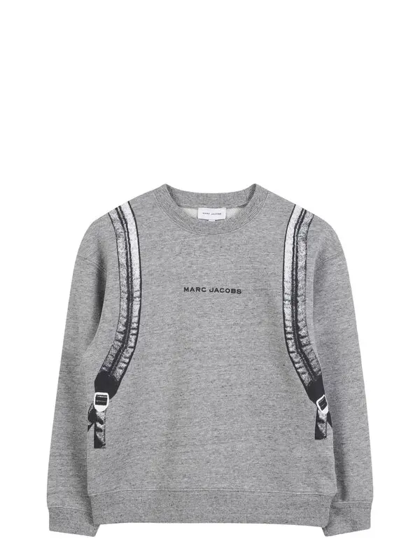 Marc Jacobs Printed Crewneck Sweatshirt - Grey