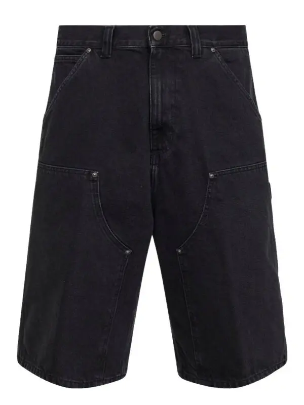 Carhartt Double Knee Pleated Shorts - Black