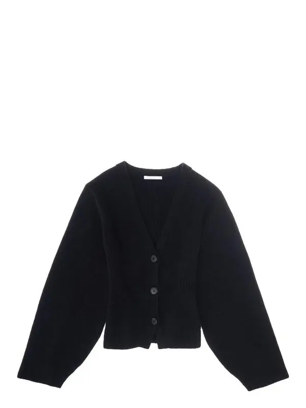 Helmut Lang Cozy Cotton-blend Cardigan - Black
