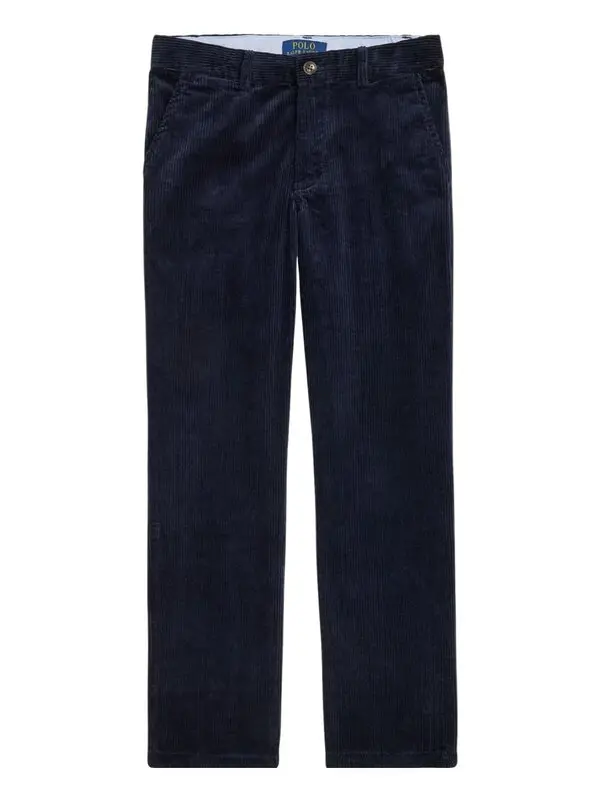 Polo Ralph Lauren Corduroy Straight-leg Trousers - Black