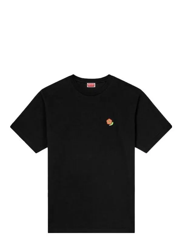Kenzo Pop-embroidered T-shirt - Black