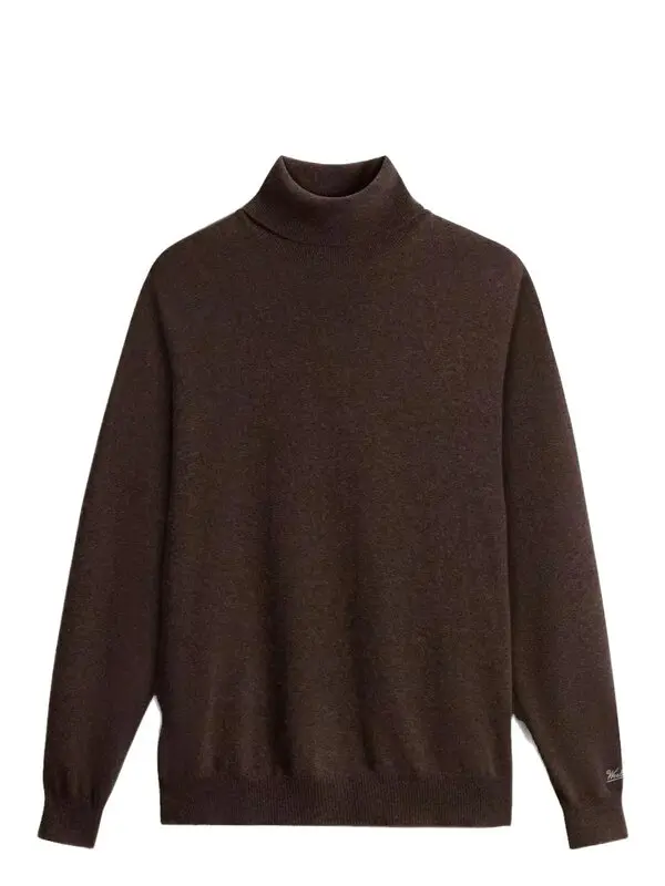 Woolrich Wool Turtleneck Sweater - Black