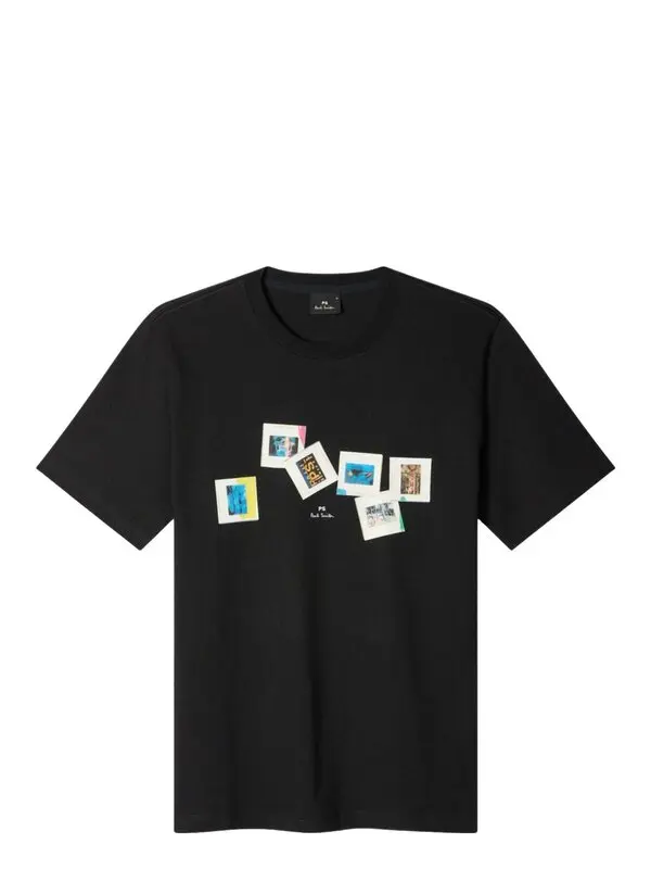 Paul Smith Polaroid Print T-shirt - Black