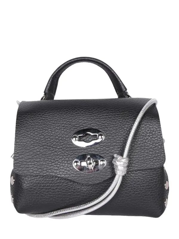 ZANELLATO Postina Daily Night Strapped Shoulder Bag - Black