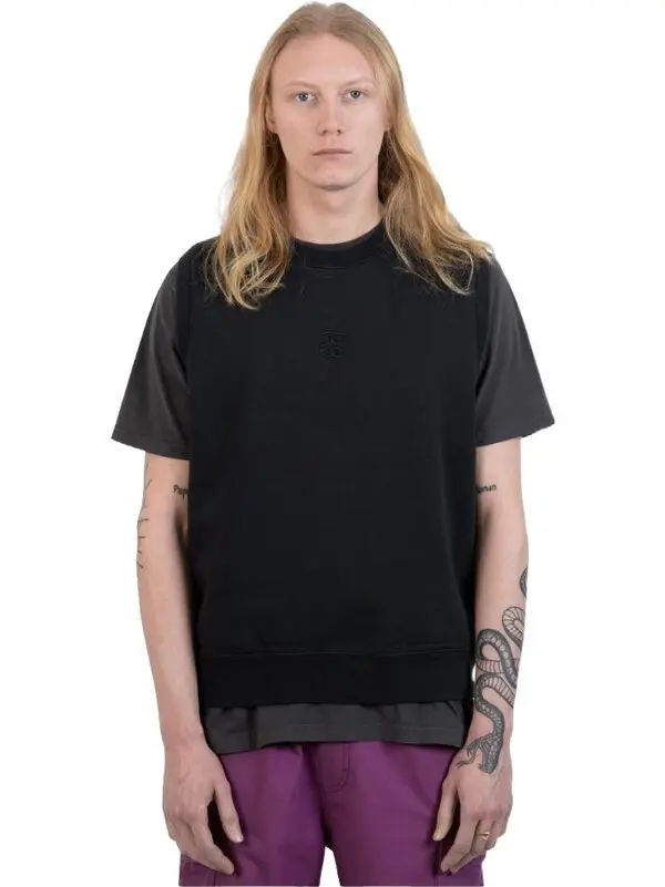 StÜssy Round Neck Sleeveless Top - Black