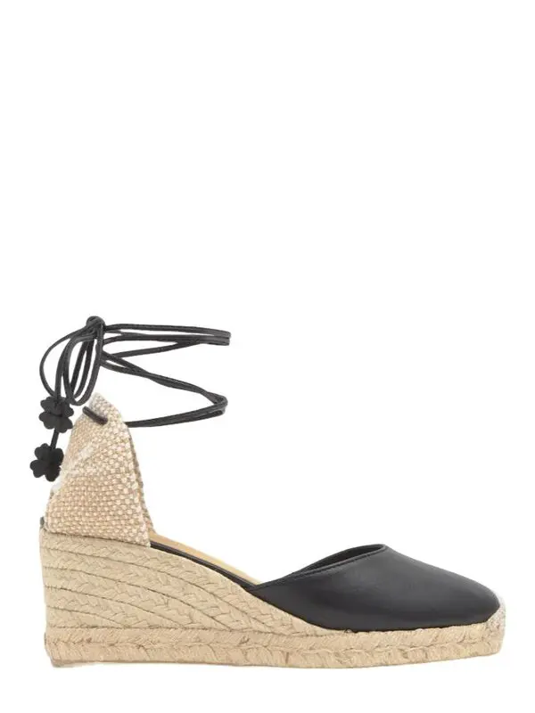CastaÑer Carina Wedge Espadrilles - Black