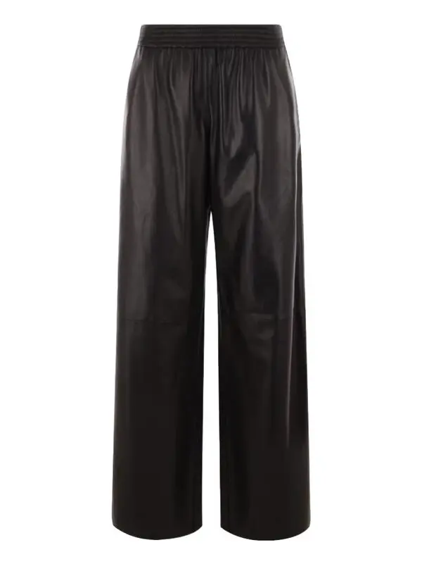 Drome High Waist Wide Leg Trousers - Black