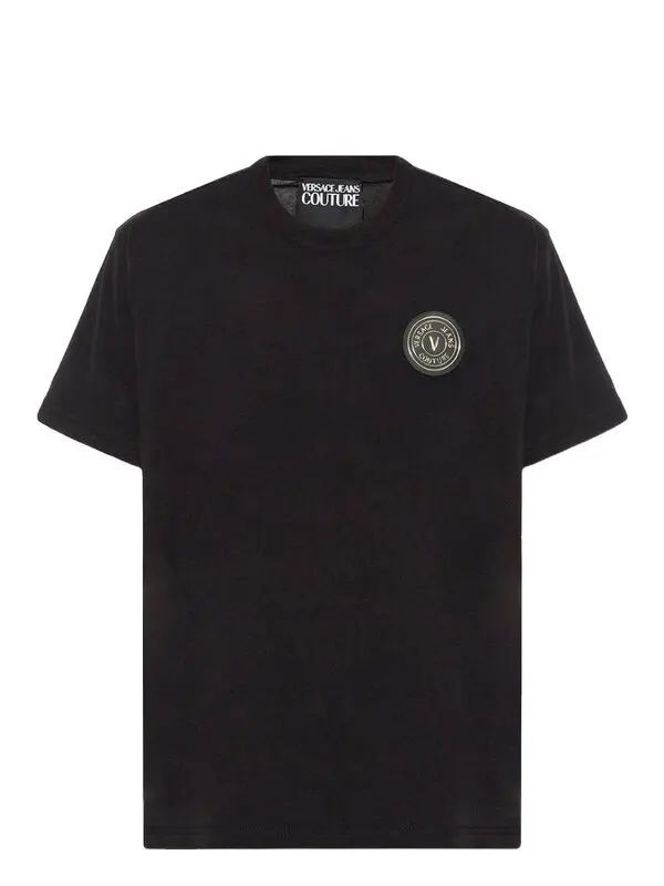 Versace Logo-print T-shirt - Black