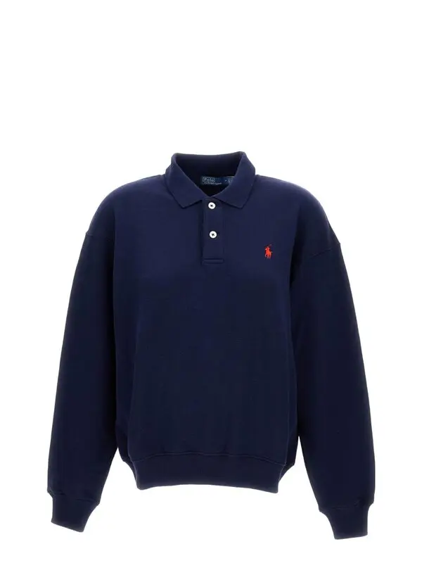 Polo Ralph Lauren Long Sleeve Polo Shirt - Black
