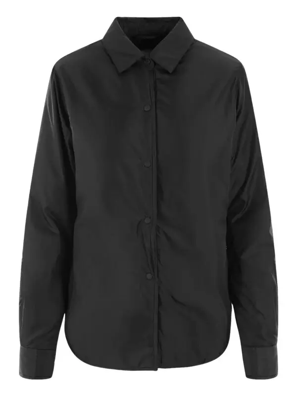 Aspesi Shirt Collar Casual Jacket - Black