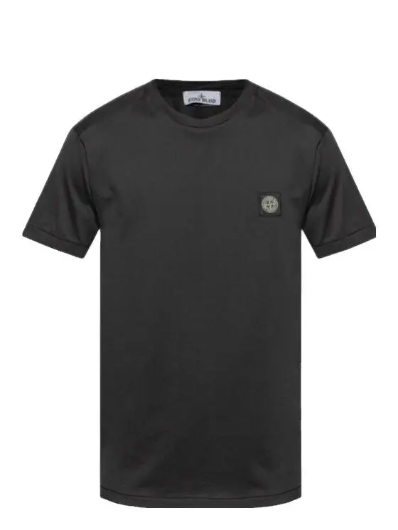 Stone Island Slim Fit Short Sleeve T-shirt - Black