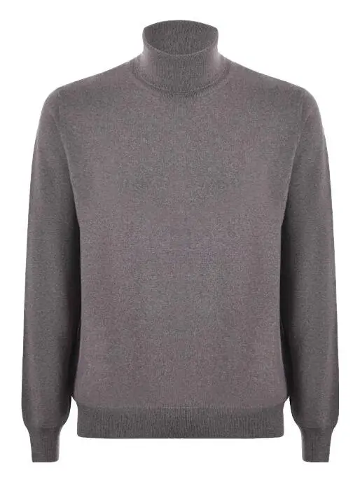 Tagliatore Miles High Neck Knitwear - Gray