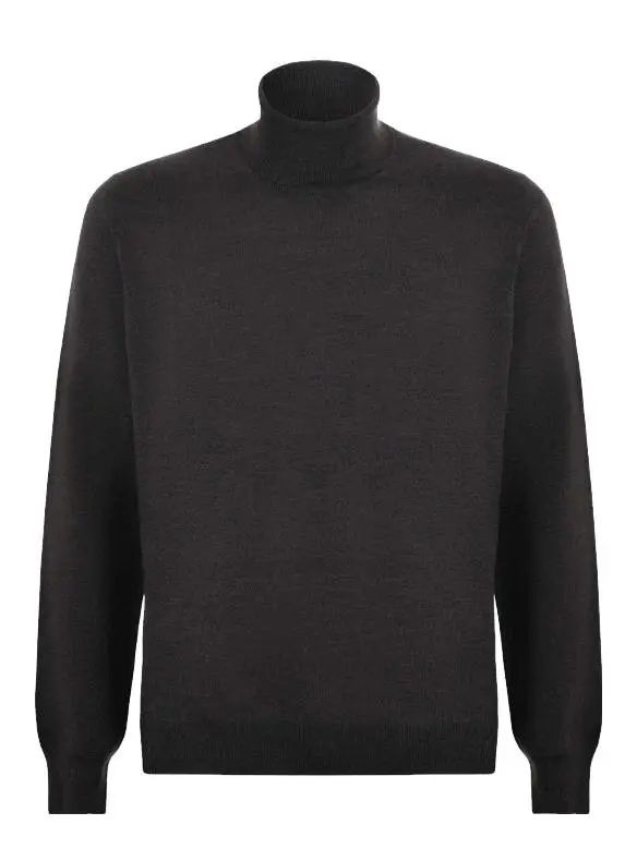 Tagliatore Miles High Neck Knitwear - Black