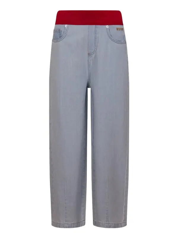 MSGM Elastic Waist Jeans - Gray