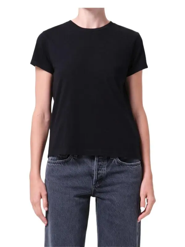 AGOLDE Cotton Crewneck T-shirt - Black
