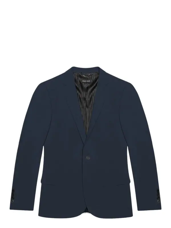 ANTONY MORATO Slim Fit Stretch Viscose Blend Blazer - Black
