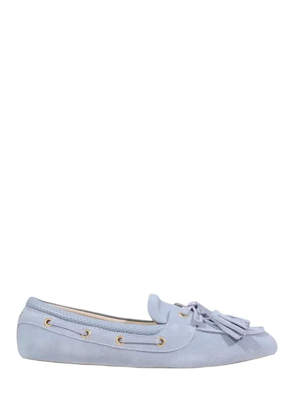 Liu Jo Round Toe Loafers With Tassel Detail - Blue